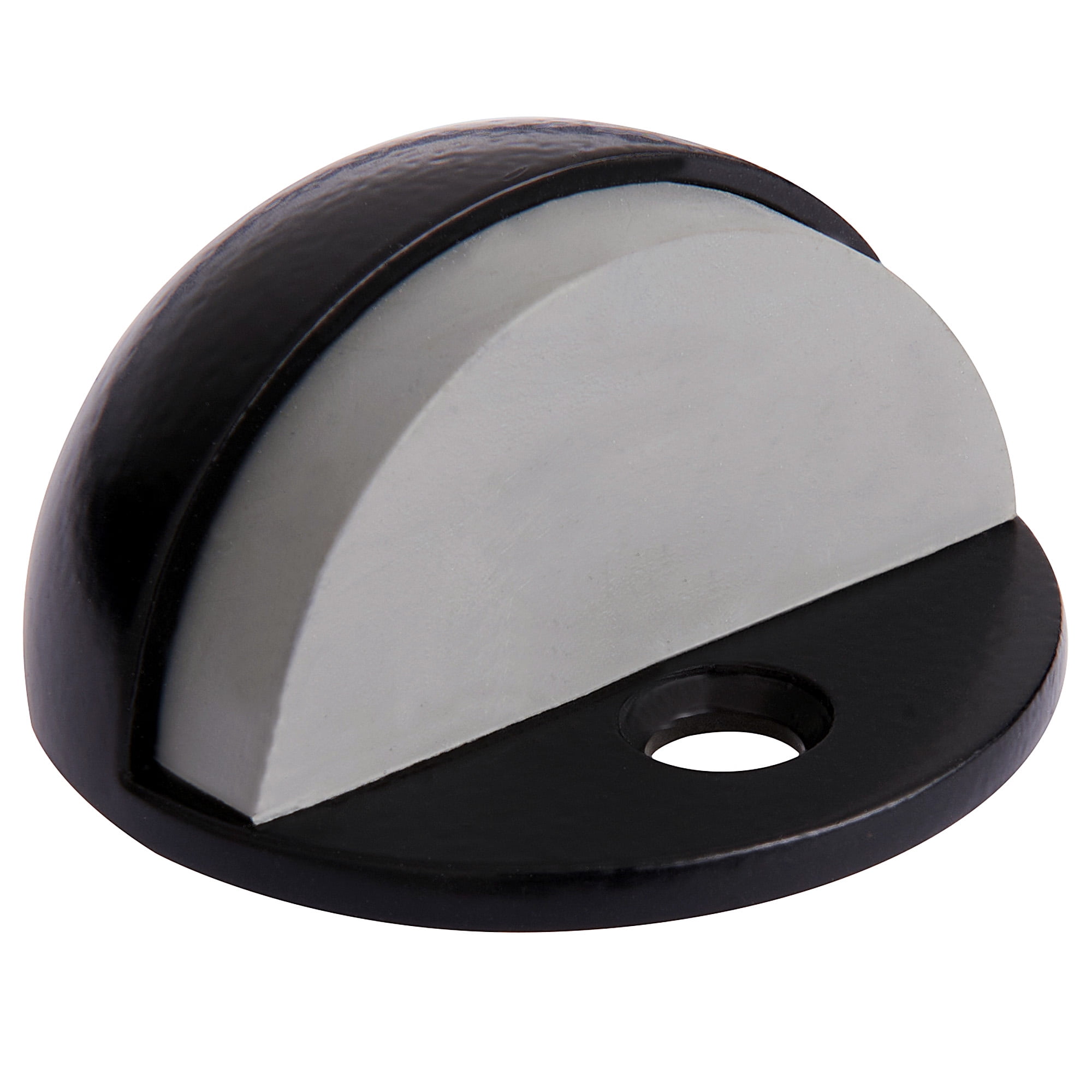 Dome Door Stop Wall Protectors with Rubber Stopper – Matte Black Floor ...