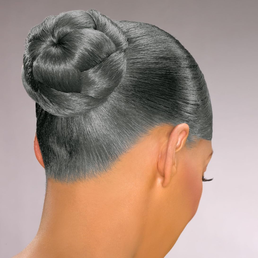 Dome F Hairpiece Color 44 Charcoal Gray - Foxy Silver Wigs Wider Braid ...