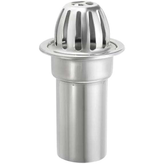 Dome Gutter Guard, Stainless Steel Downspout Strainer, Anti-Blocking ...