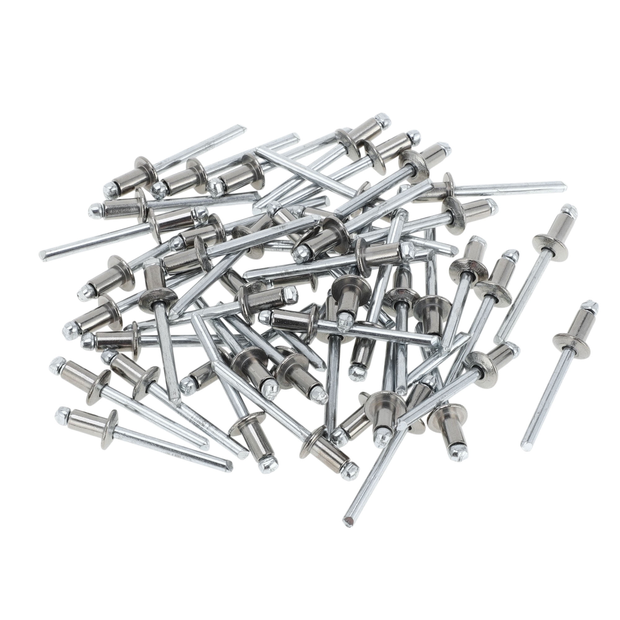 Dome Head Large Flange Blind Rivets 4.8mm Grip Diameter 8mm Grip Length ...