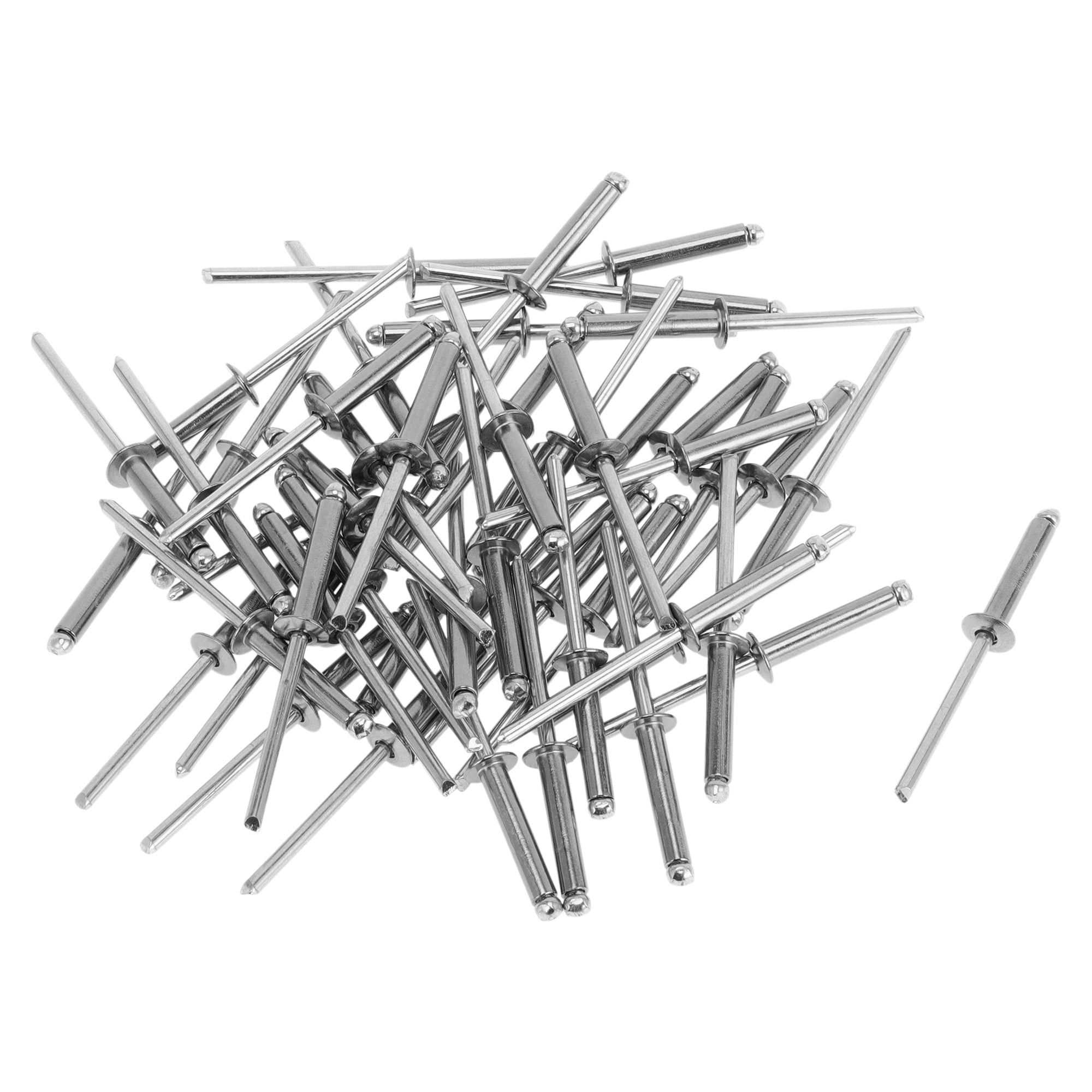 Dome Head Large Flange Blind Rivets 4mm Grip Diameter 20mm Grip Length ...