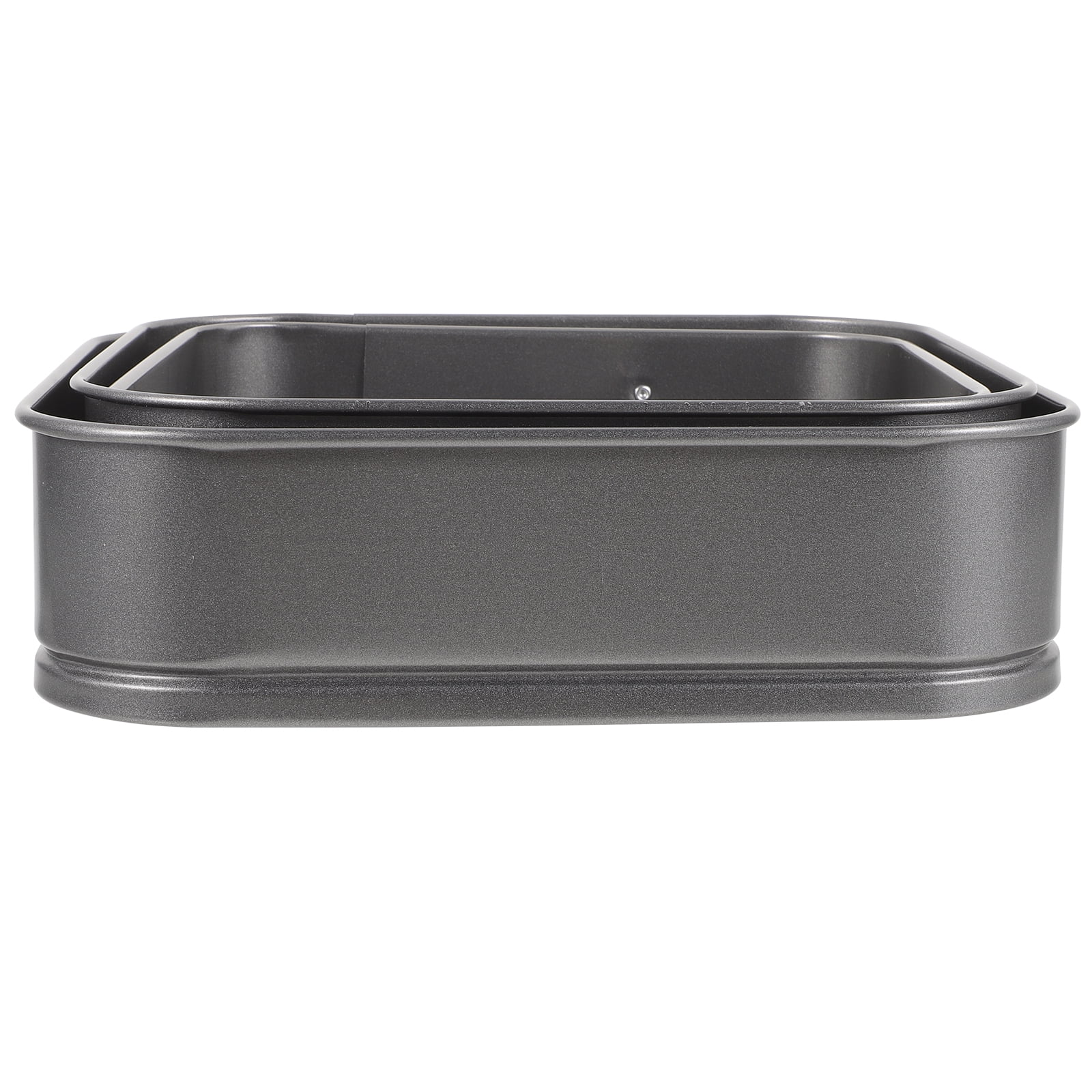 OUNONA Square Live Buckle Nonstick Cake Molds with Honeycomb Bottom ...