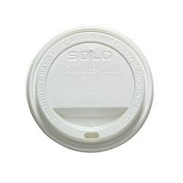Dart Solo TLP316-0007 Traveler White Dome Hot Cup Lid with Sip Hole 1000/Case - Walmart.com