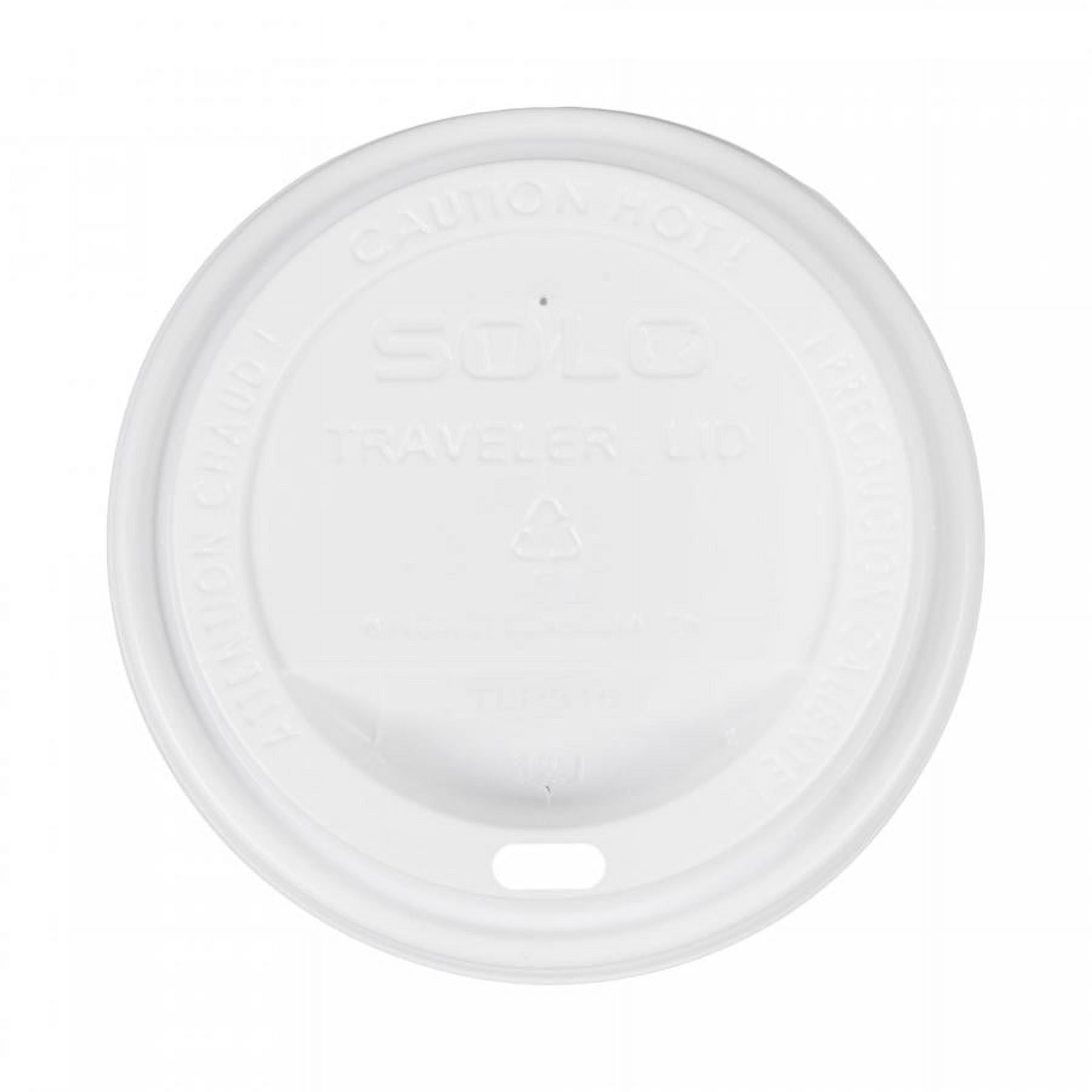 Dome Lid Traveler White, Polystyrene, Sip Hole, Hot Applications, 100 Count - Walmart.com