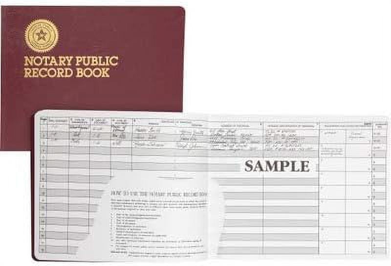Dome Notary Public 8 1/2 x 10 1/2 Inch 60-Page Record Book (880) (Tw ...
