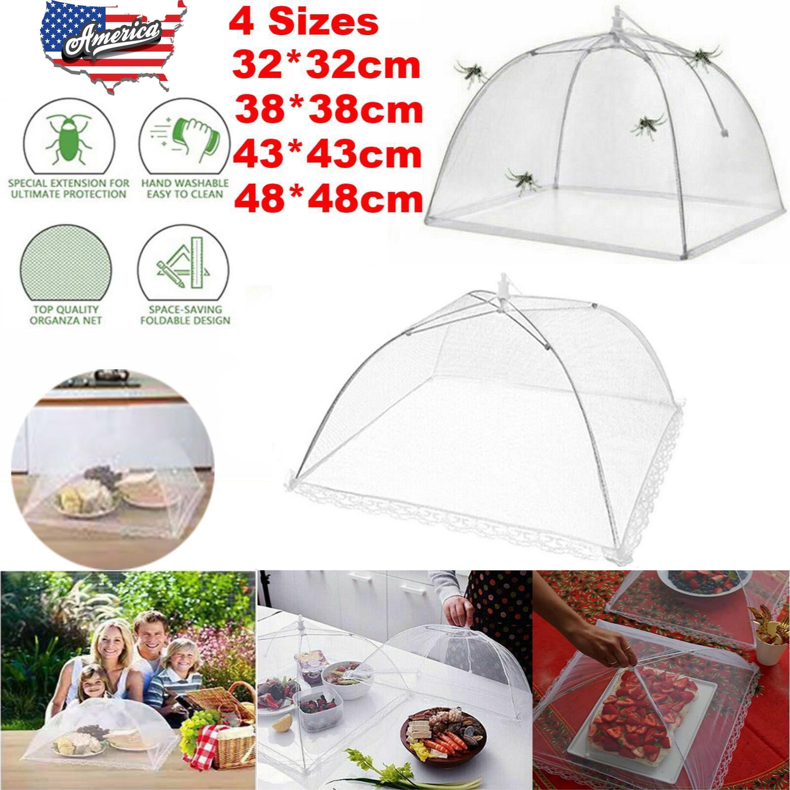 Dome Screen Mesh Food and Plant Covers，Reusable 12" 14" 17" 18" Large ...