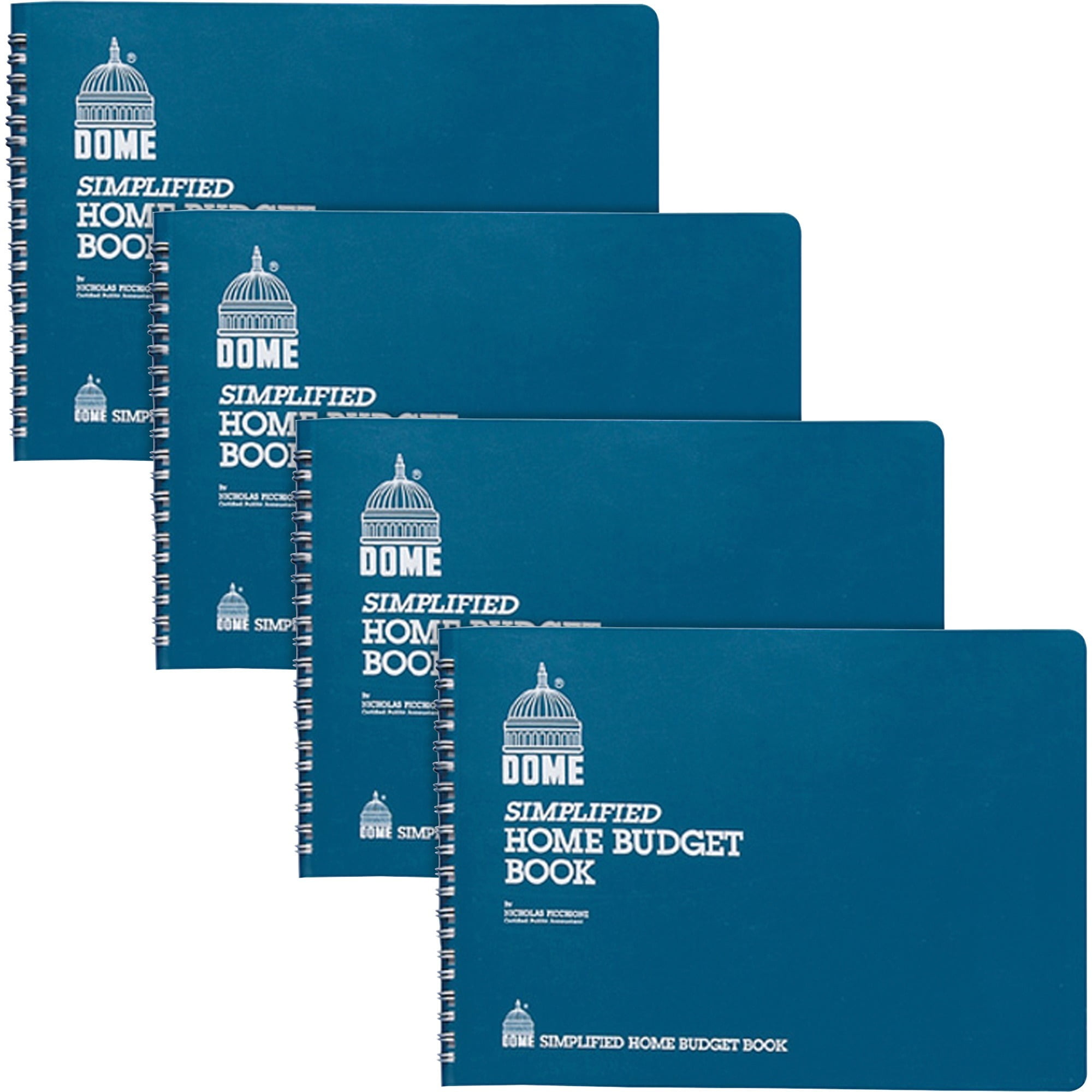 Dome Simplified Home Budget Book - 64 Sheet(s) - Wire Bound - 10.50" X ...