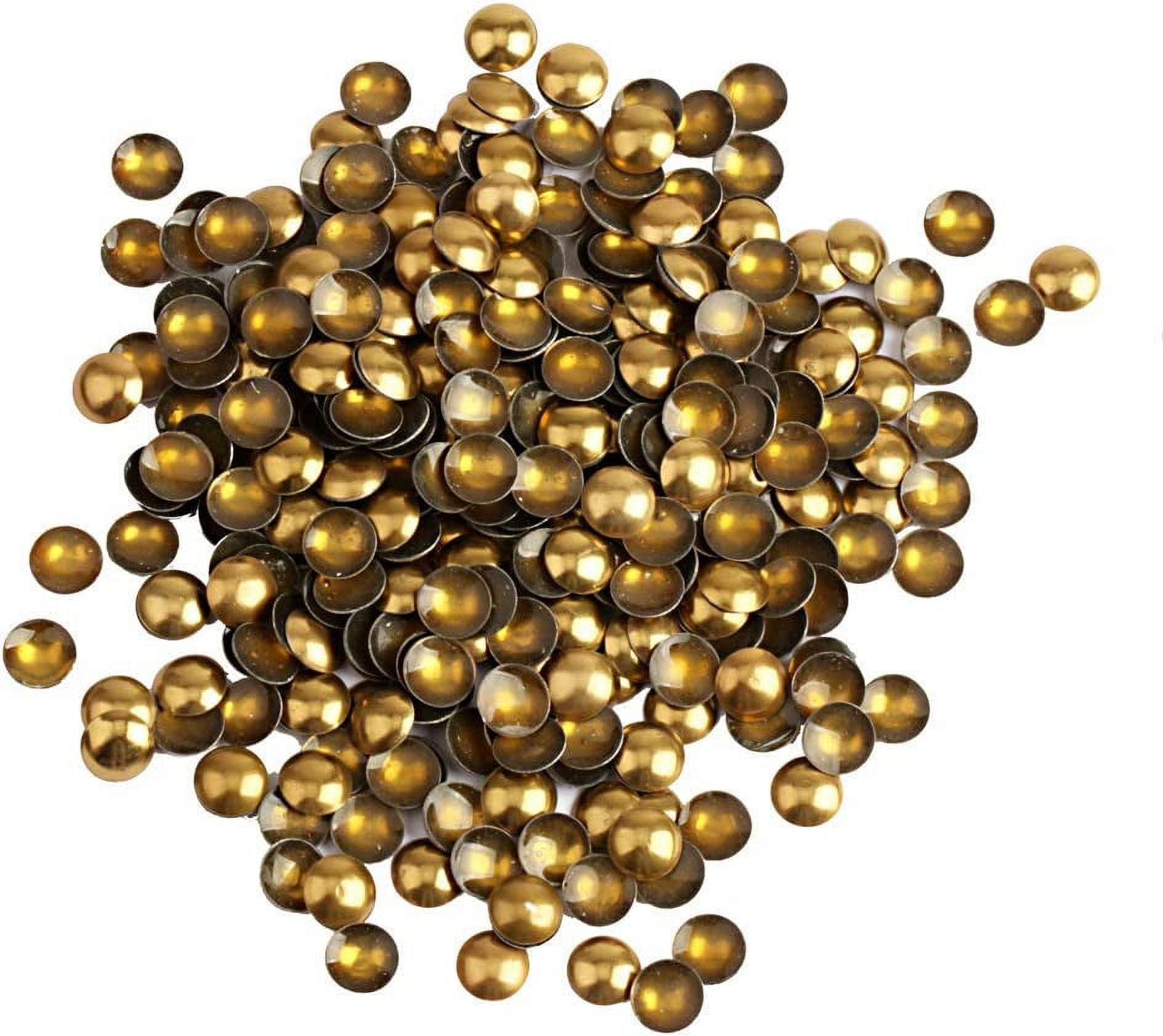 Dome Studs Hotfix in size 8mm,1/3 Round Flat back Dome Studs with ...