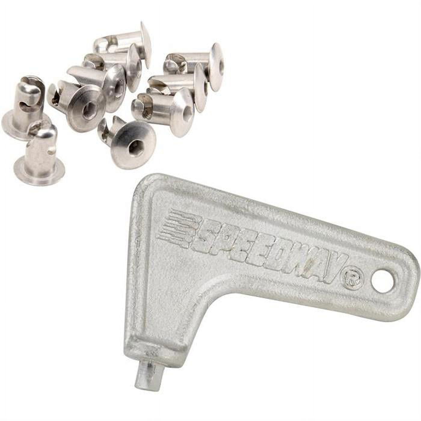 Dome Super Buttons with Key, Aluminum - Walmart.com