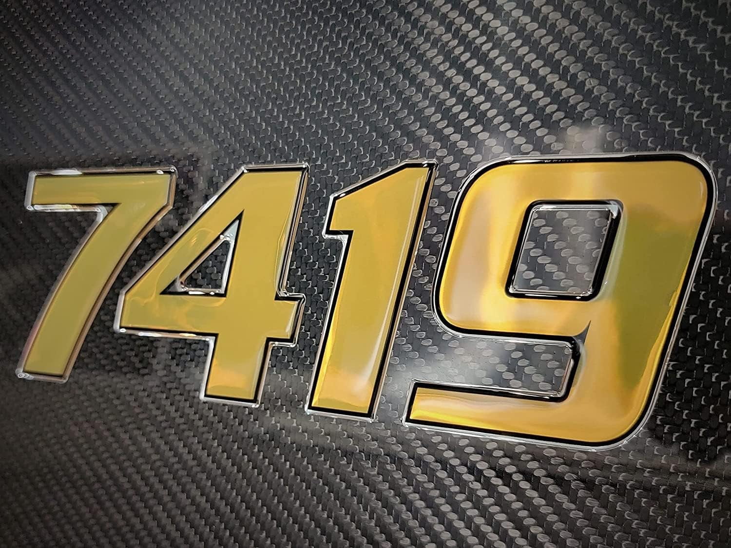 Domed 3D Boat Registration Numbers and Letters Sport Series (White ...