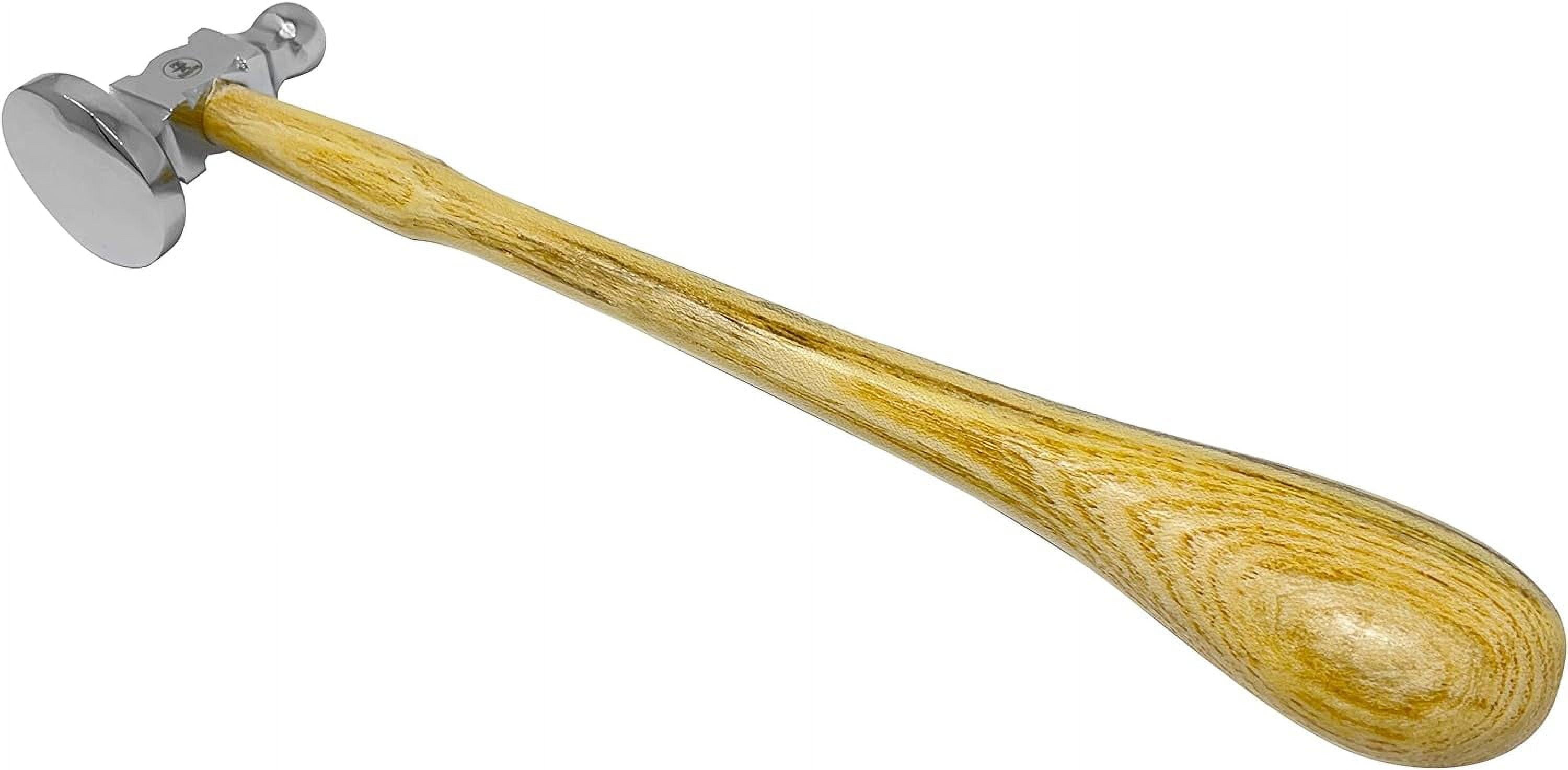 Domed Face German-Style Chasing Hammer 11" Length Jewelry Making Metal ...