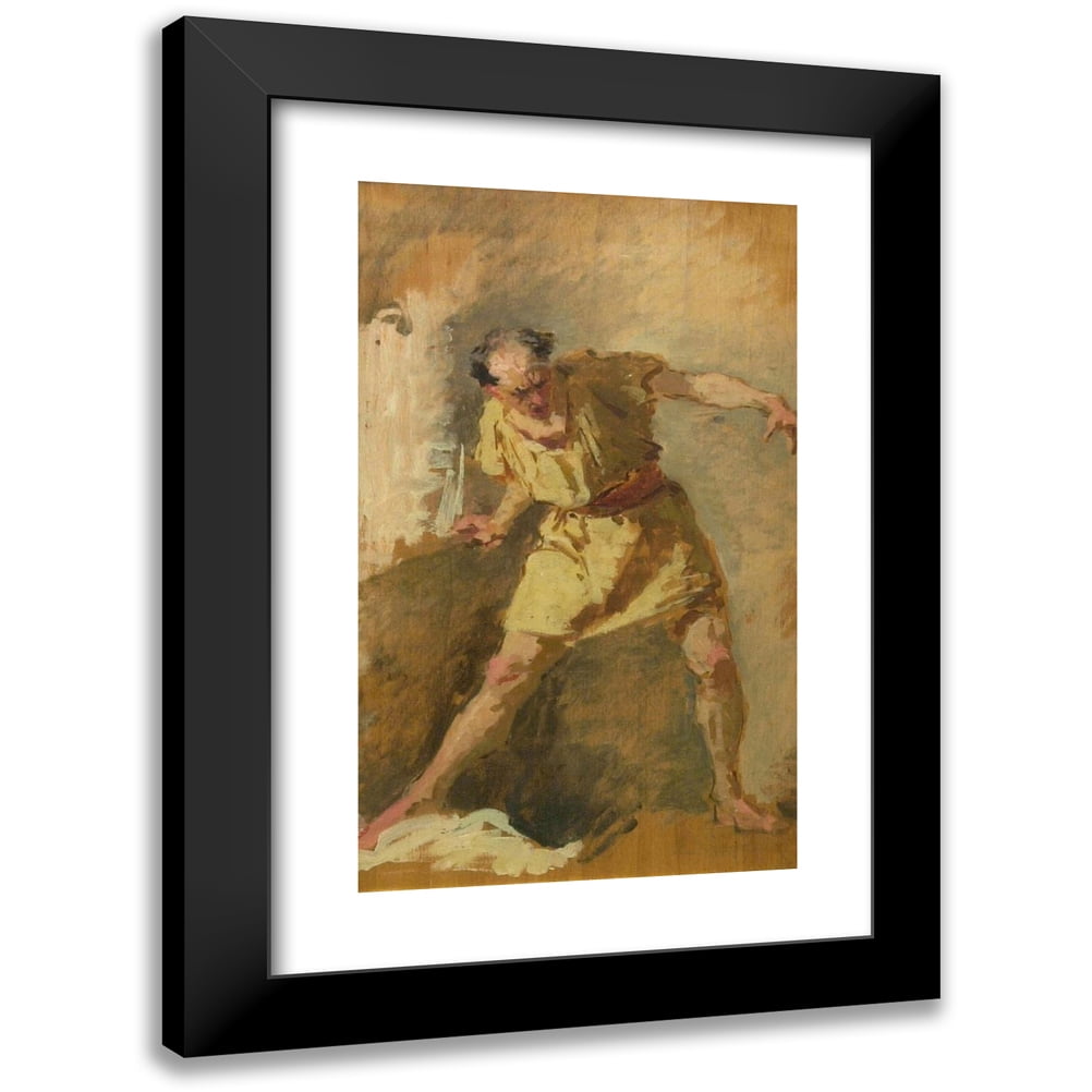 Domenico Morelli 12x18 Black Modern Framed Museum Art Print Titled ...