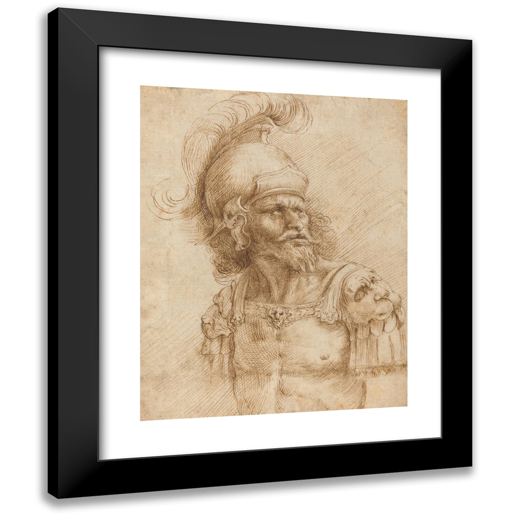 Domenico Peruzzini 12x14 Black Modern Framed Museum Art Print Titled ...