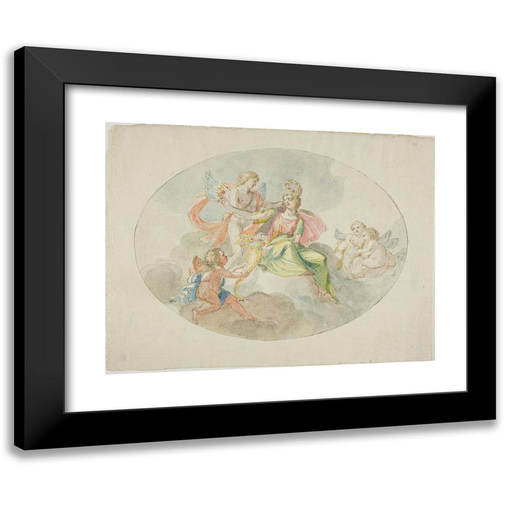 Domenico Pozzi 14x12 Black Modern Framed Museum Art Print Titled ...