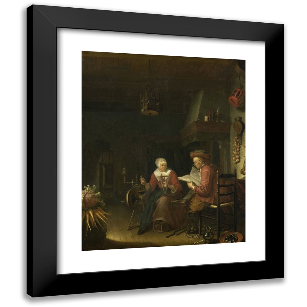 Domenicus van Tol 15x18 Black Modern Framed Museum Art Print Titled ...