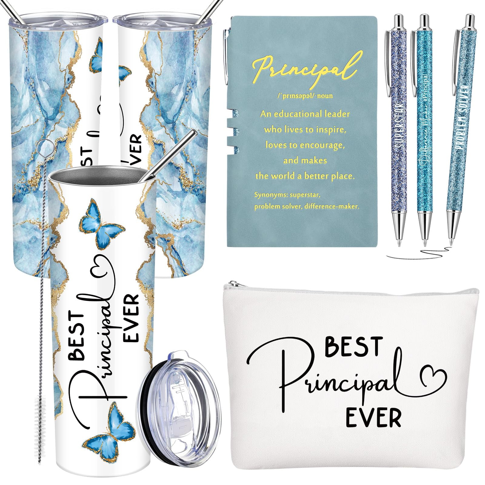 Domensi 6 Pcs Principal Appreciation Gift Set for Women Men Thank You ...