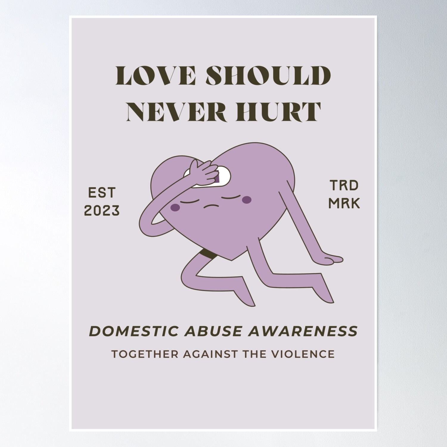 Domestic Abuse Awareness Retro, Gift For Domestic Abuse Survivor ...