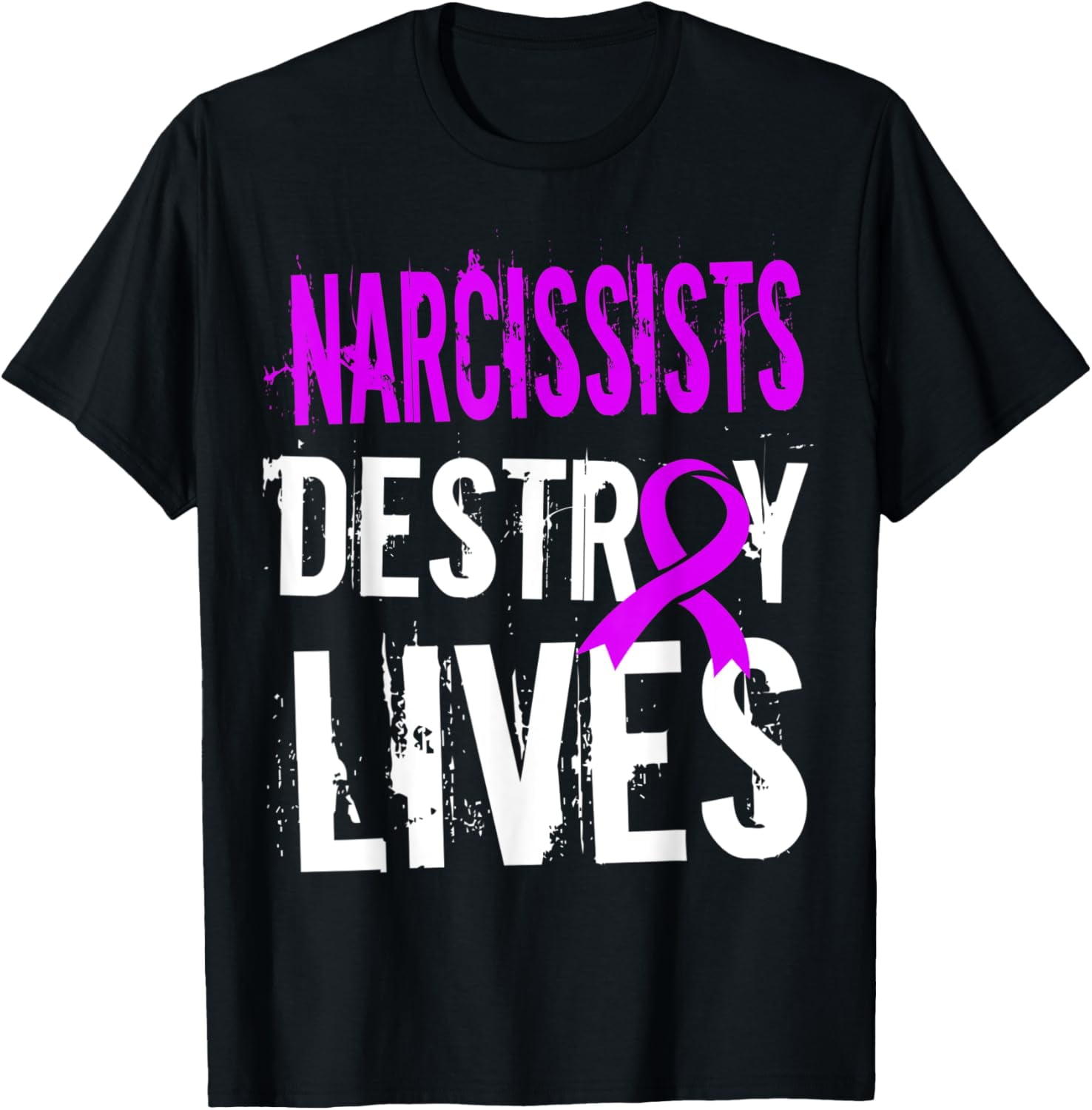 Domestic Abuse Violence Awareness Narcissism Narcissistic T-Shirt ...