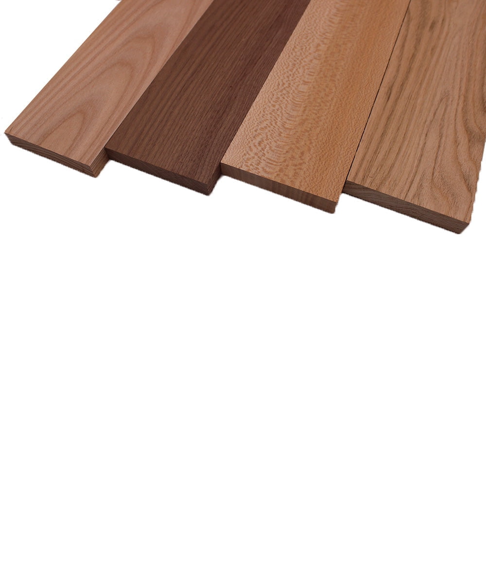 Domestic Exotic Variety Pack - Butternut, Walnut, Grey Elm, Quarter ...