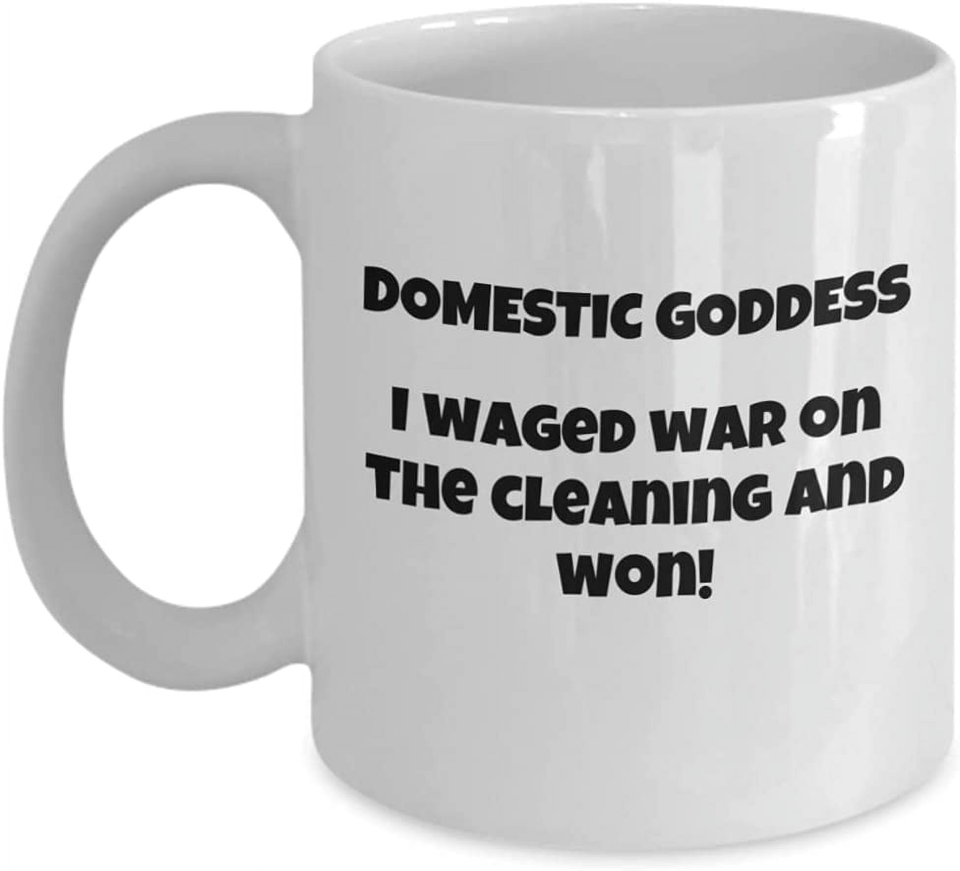 Domestic Goddess Mug, Cleaning Coffee Cup, Housekeeper, Wife, Mom ...