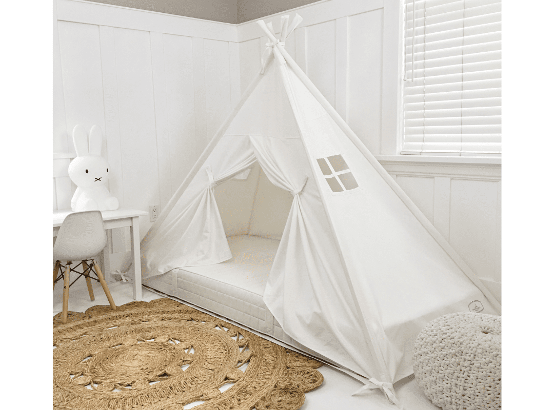 Domestic Objects Play Tent Canopy With Doors, Twin 38" x 75" Inches ...