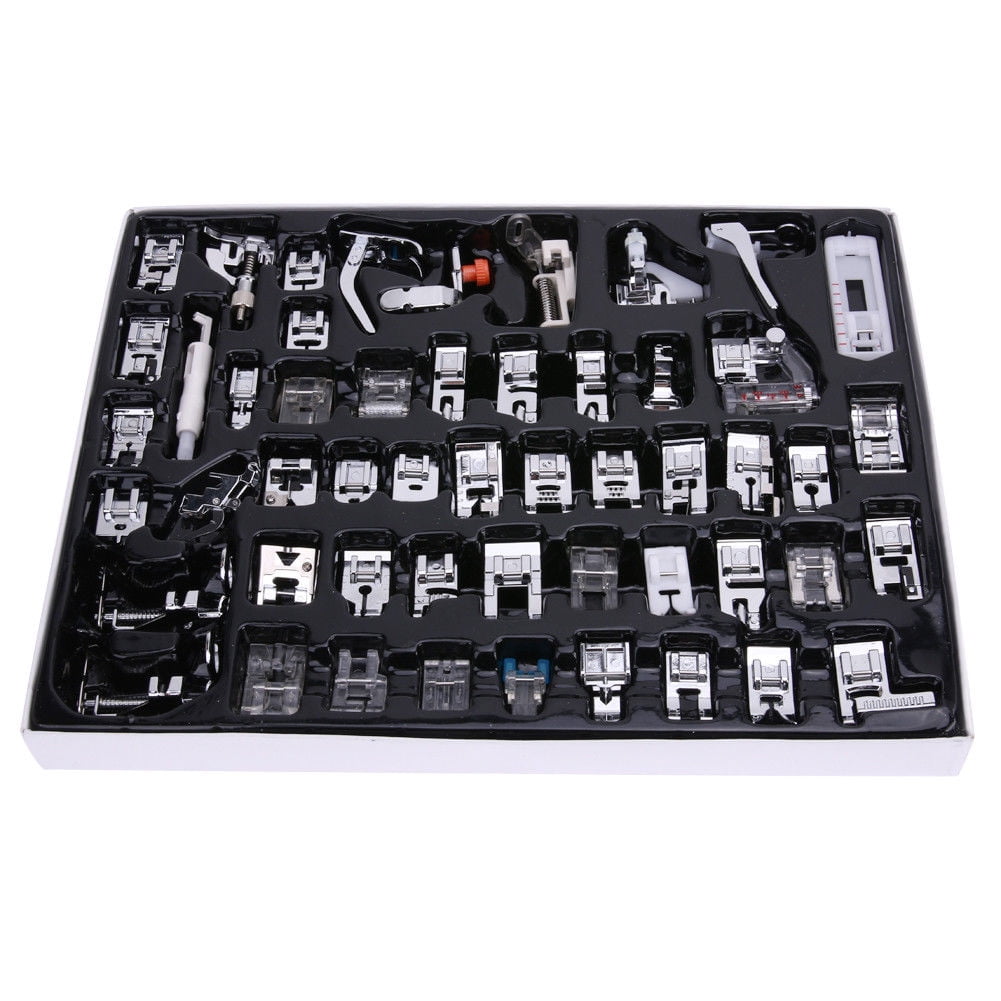 Domestic Sewing Machine Foot Presser, 52 Pack Presser Feet, Low Shank ...
