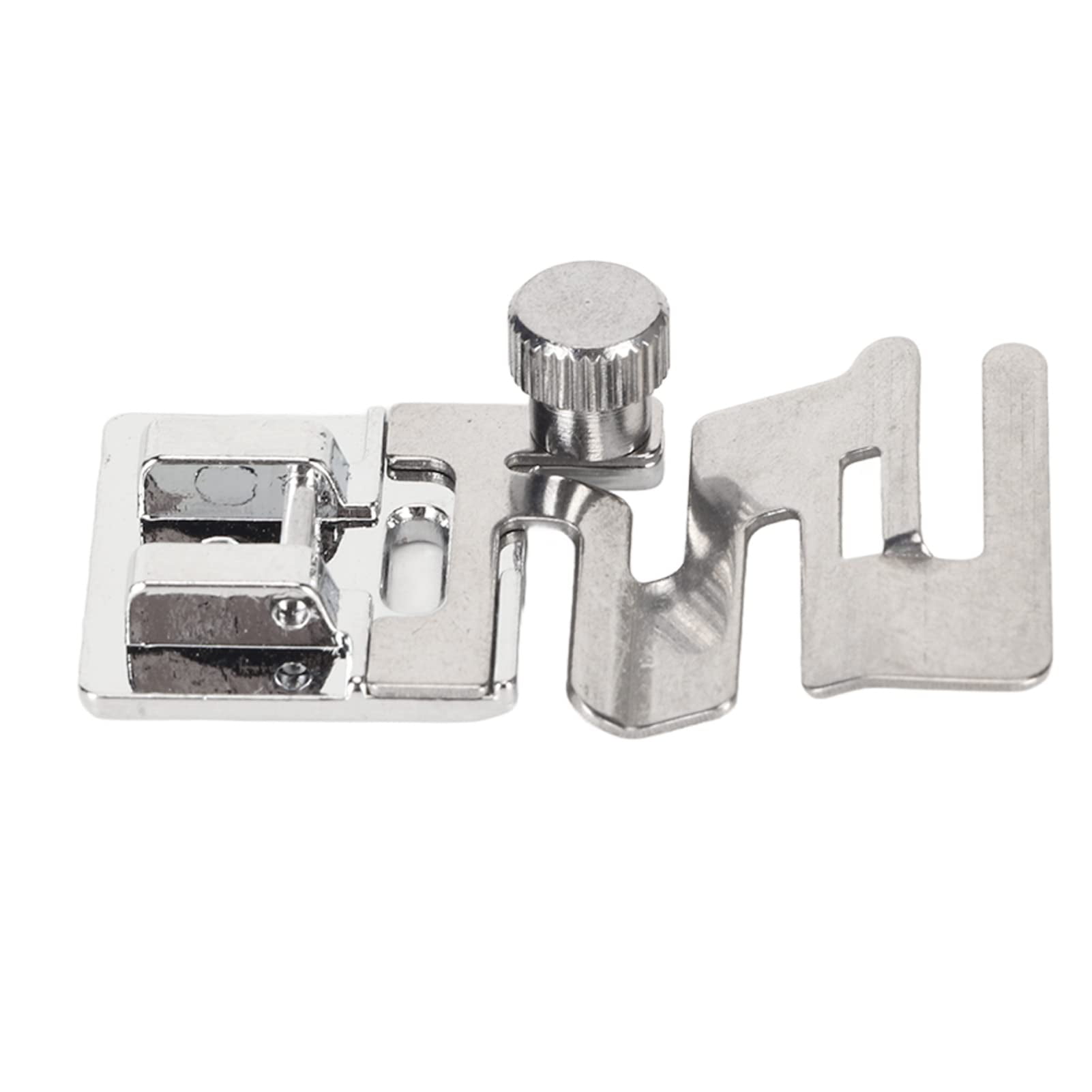 Domestic Sewing Machine Presser Foot Steel Elastic Snap On Cord Band ...