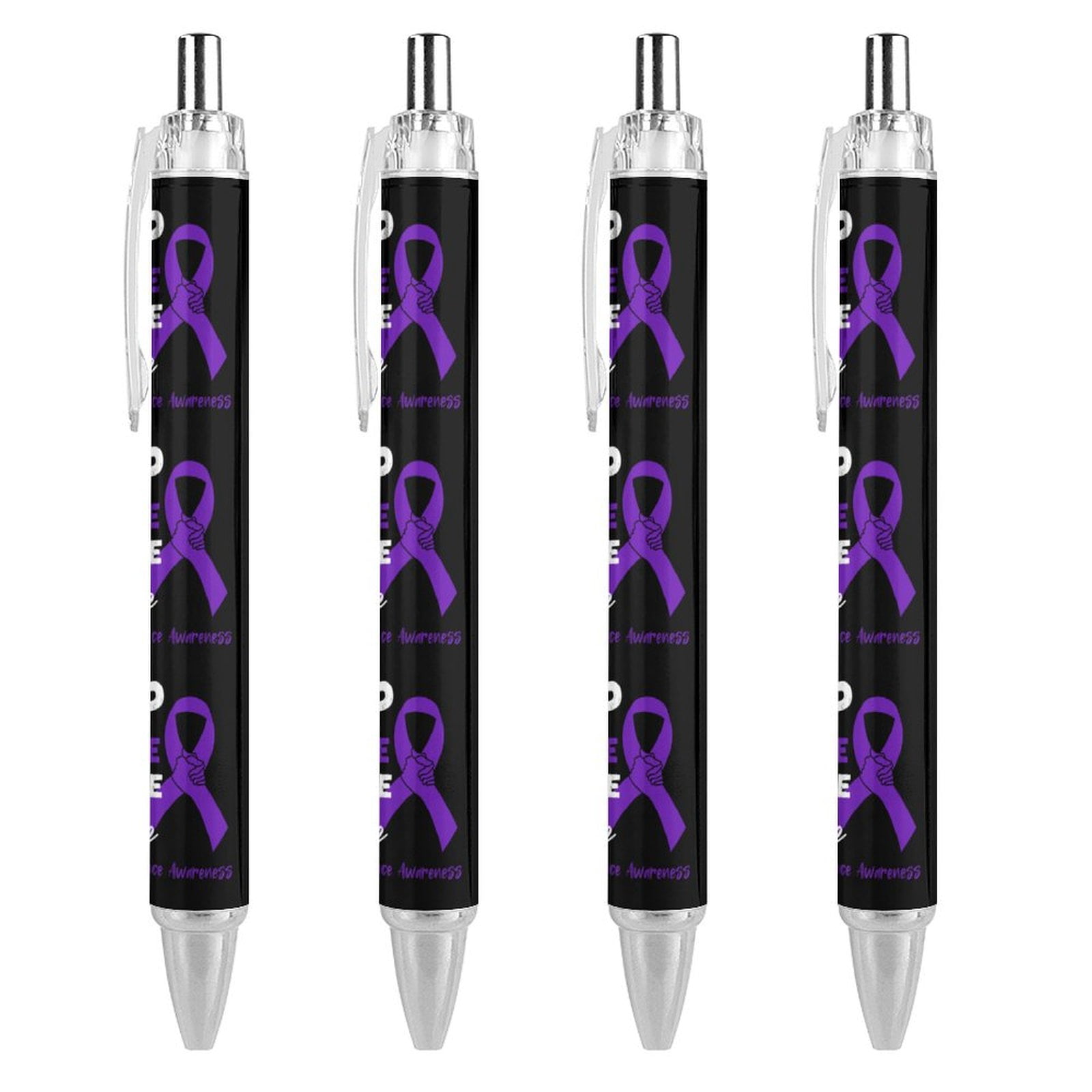 Domestic Violence Awareness Month Purple Ribbon Ballpoint Pen ...
