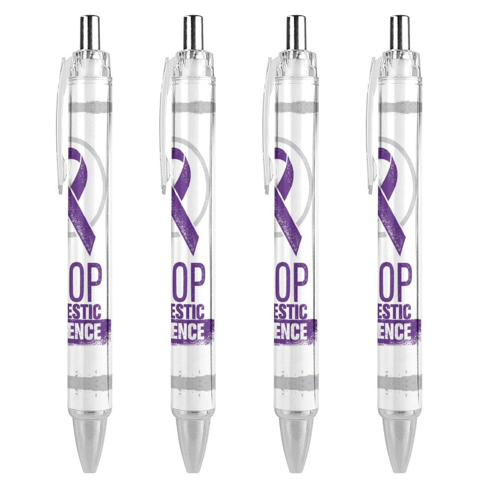 Domestic Violence Awareness Month Purple Ribbon Ballpoint Pen ...