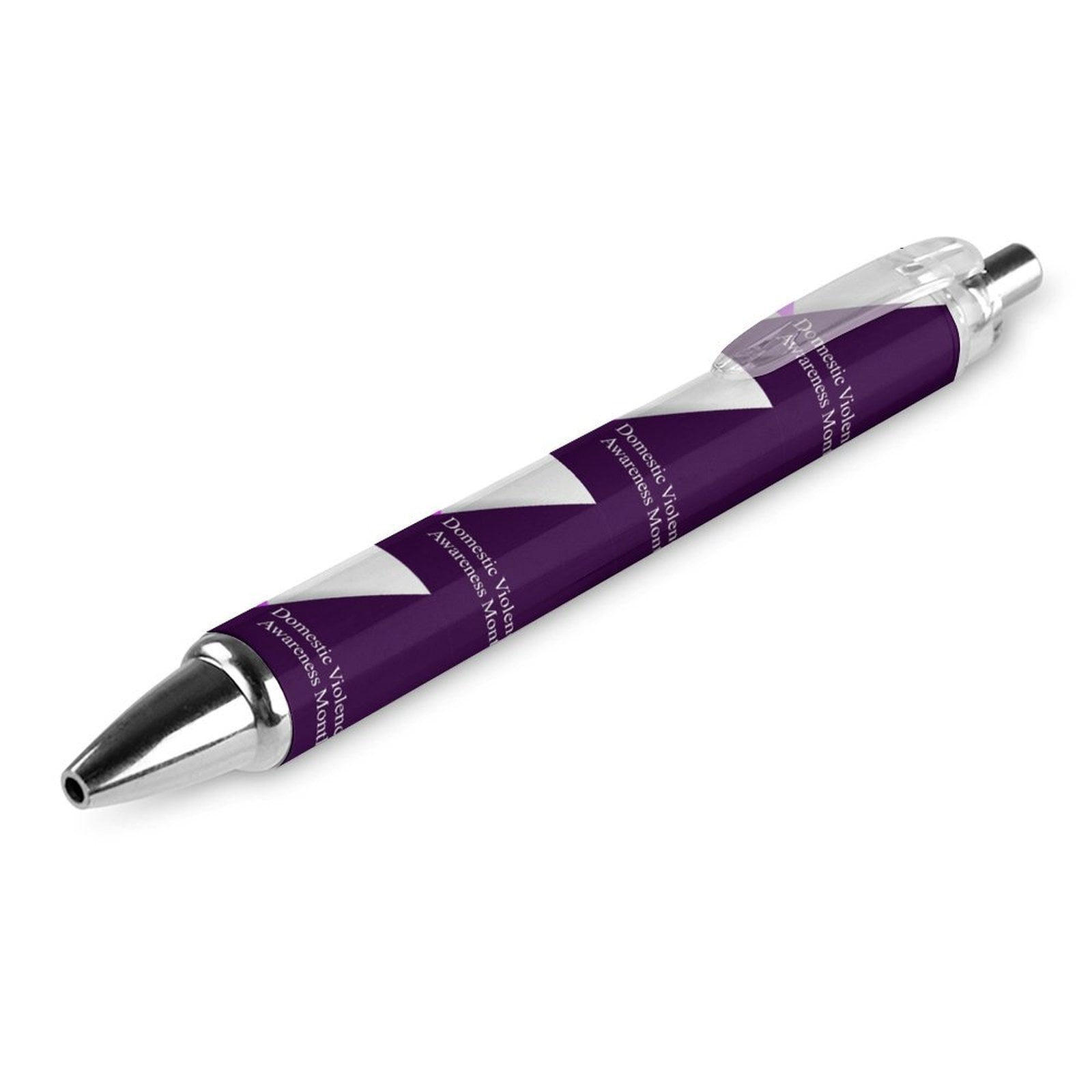 Domestic Violence Awareness Month Purple Ribbon Ballpoint Pen ...