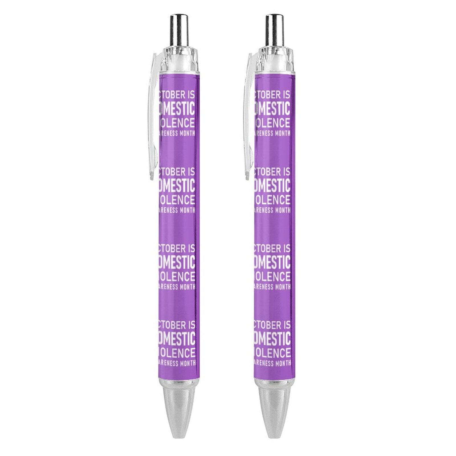 Domestic Violence Awareness Month Purple Ribbon Ballpoint Pen ...