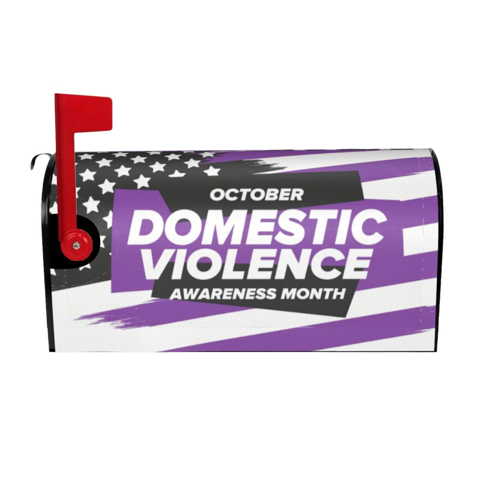 Domestic Violence Awareness Month Purple Ribbon Mailbox Decoration ...