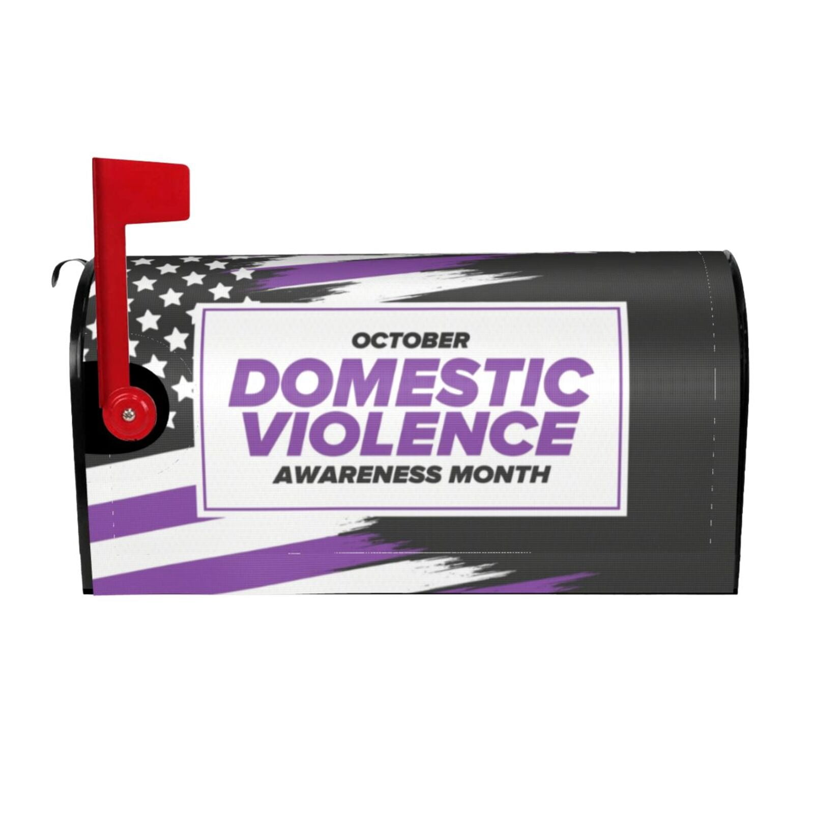Domestic Violence Awareness Month Purple Ribbon Mailbox Decoration ...