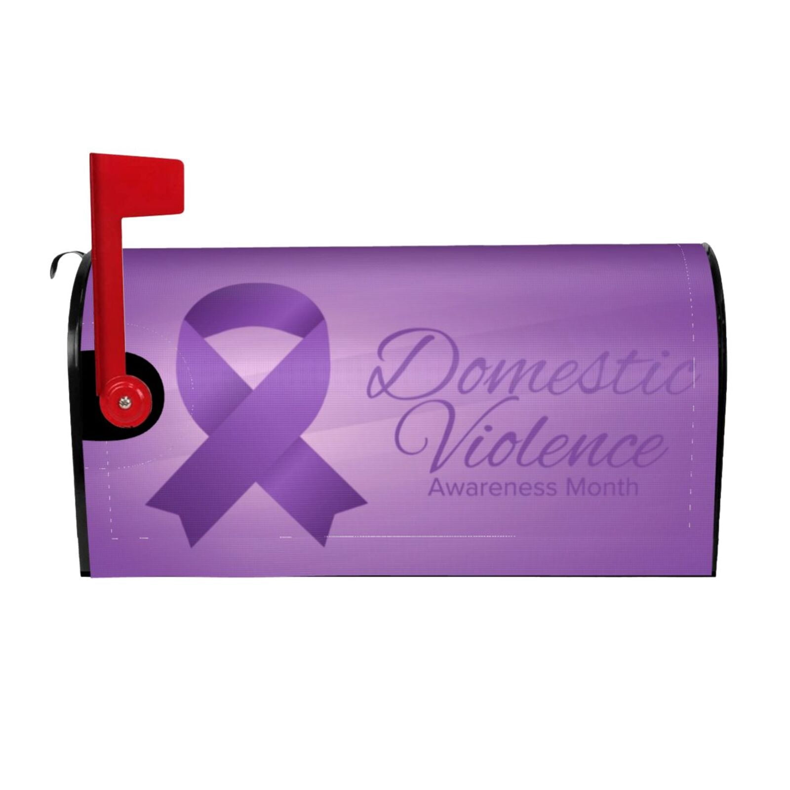 Domestic Violence Awareness Month Purple Ribbon Mailbox Decoration ...