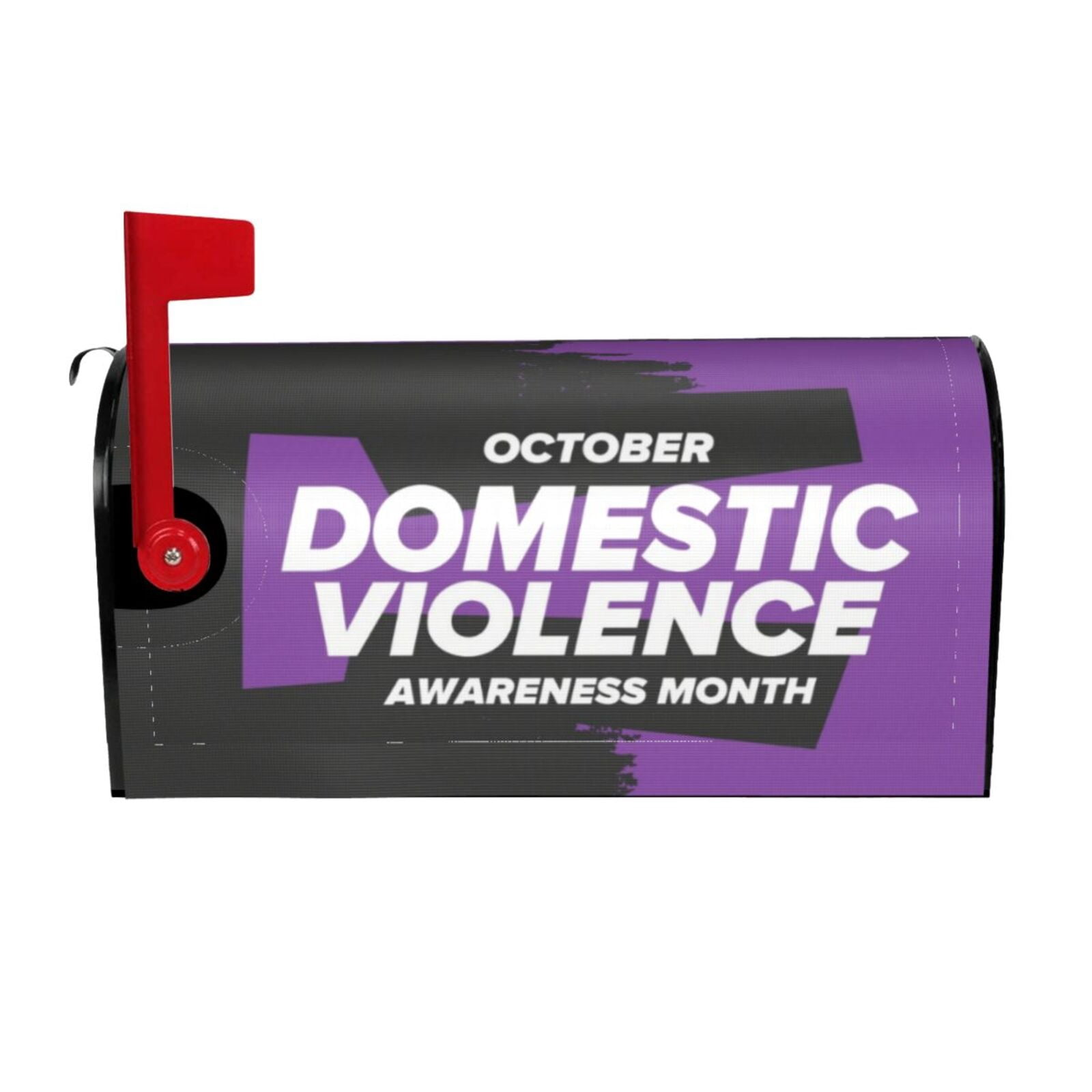 Domestic Violence Awareness Month Purple Ribbon Mailbox Decoration ...