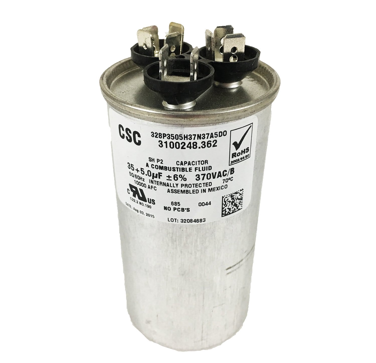 Dometic 3100248.362 A/C Capacitor 35/5 MFD - Walmart.com