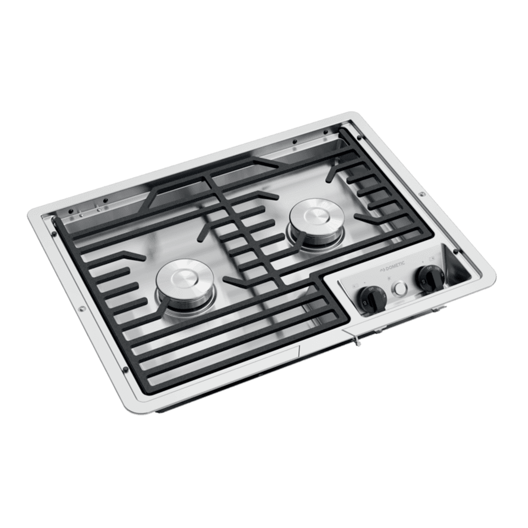 Free Shipping! Dometic DROP-IN COOKTOP - Two Burner Cooktop Cast Iron ...