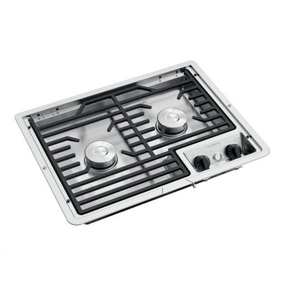 Dometic Drop-In Cooktop - Two Burner Cooktop Cast Iron/Flat Wire Grate ...