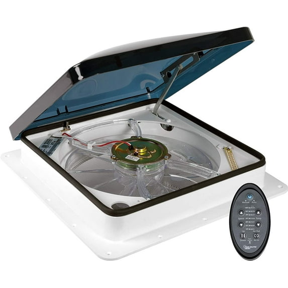 Dometic Fan-Tastic Vent RV Roof Vent, Thermostat, Rain Sensor, 12V ...