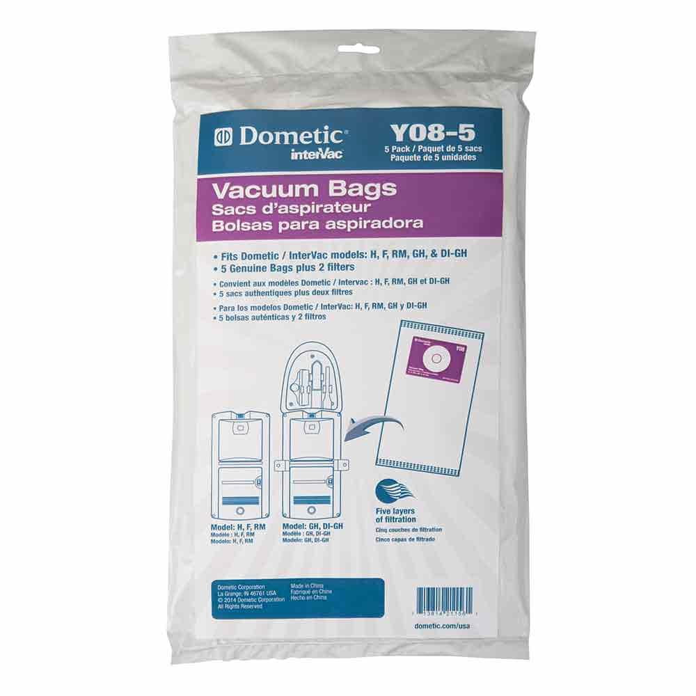 Dometic Intervac Y08-5 Replacement Bag And Filter 5 Pack - Walmart.com