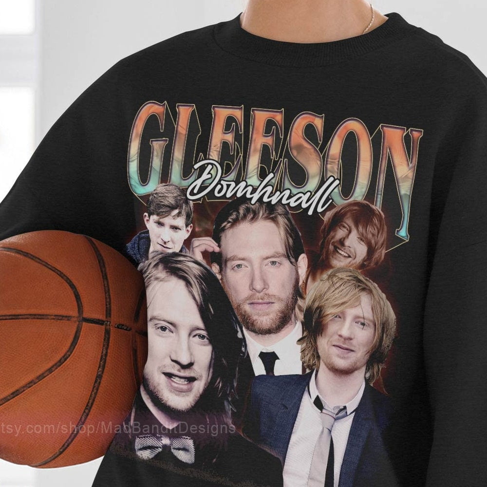 Domhnall Gleeson sweatshirt cool retro rock poster 70s 80s 90s rocker ...