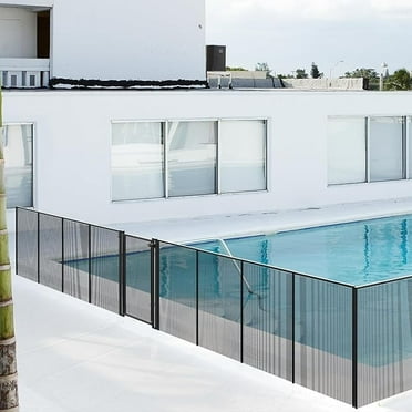 4' x 2.5' Removable Pool Safety Gate - Mesh Fence Barrier for ...