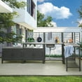 Domi Outdoor Kitchen Series, 5-Piece Modular Kitchen, Aluminum Storage ...