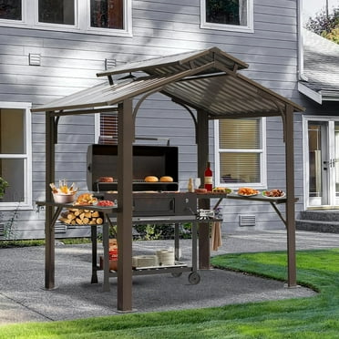 Blackstone 10'x10' Outdoor Bar, Griddle/Grill Pavilion Gazebo with ...