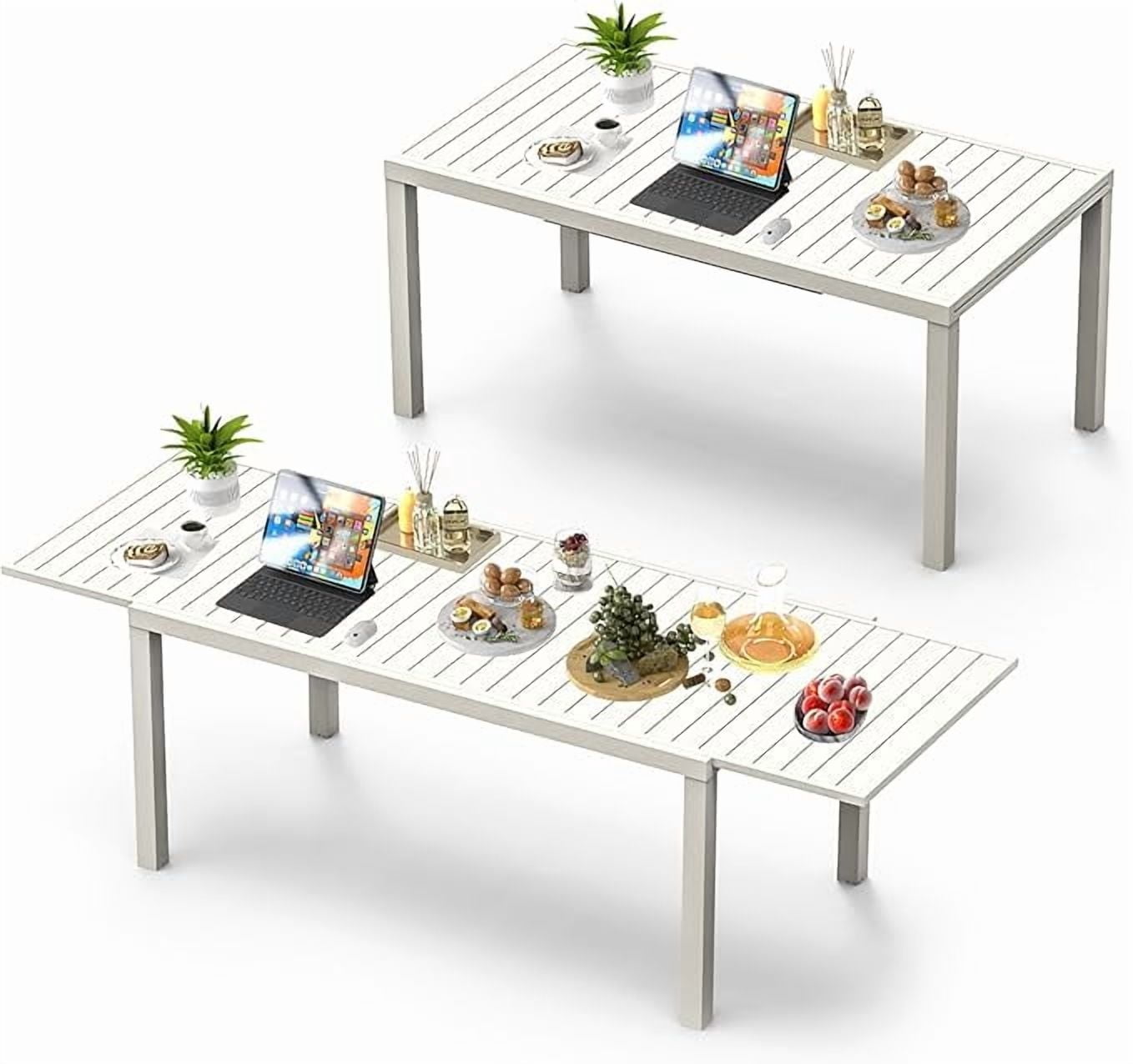 Domi Outdoor Living Expandable Outdoor Dining Table, 65