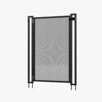 Xcel Fence Aspen Style 3-Rail Steel Fence Gate for Outdoor Garden ...