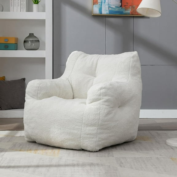 Bean Bag Chair with Filler, Comfy Teddy Bean Bag Chairs for Adults and ...