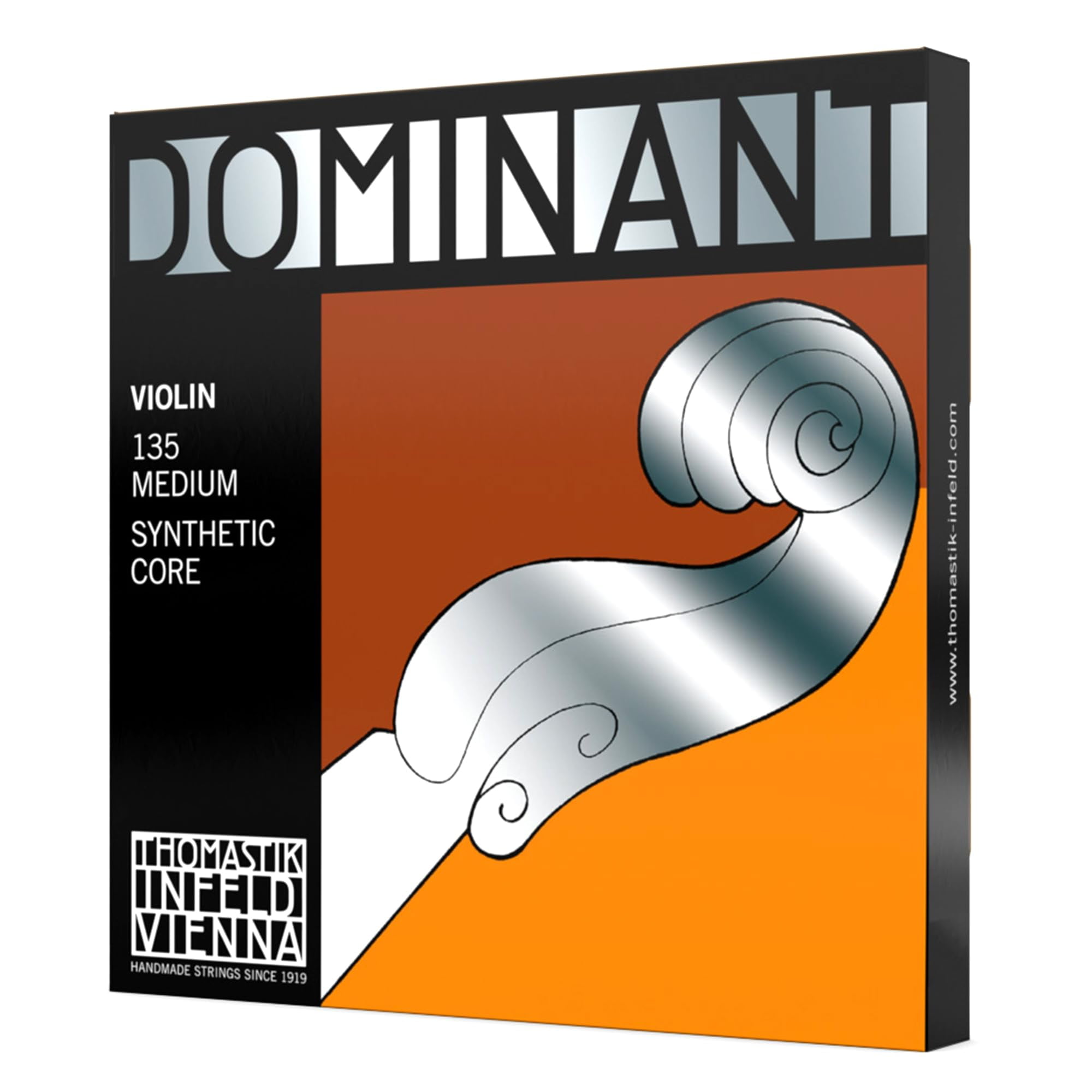 Dominant Violin Strings Full Collection, Enhanced Flexibility for Dynamic Tones, Aluminum Wound ...