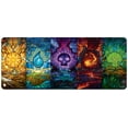 Dominaria United Stained Glass Land Medley Table Playmat for Magic: The ...