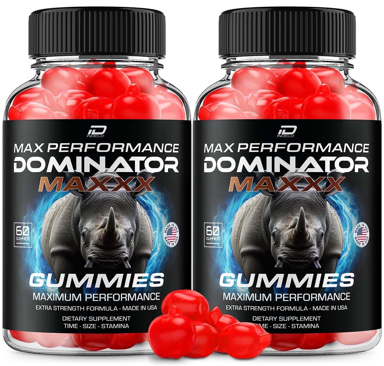 Dominator Maxxx Gummies for Men - DominatorMaxx Male Gummies, All Natural, Reviews, 2 Pack, 120 ...